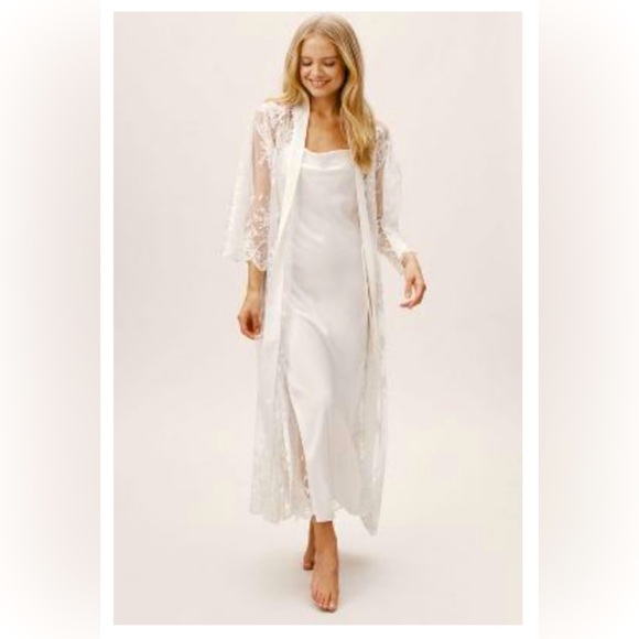 BHLDN | Intimates & Sleepwear | Rya Collection Darling Sheer Lace Maxi ...